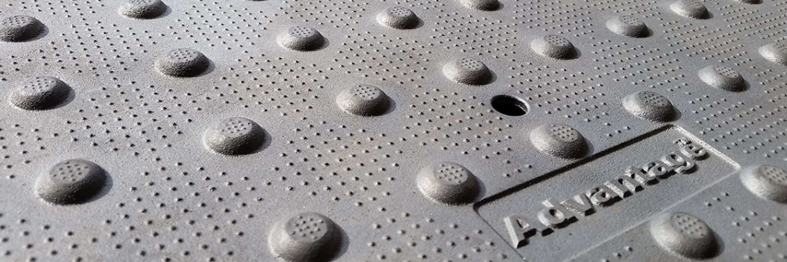 Cast Iron Plates | Advantage ADA Tactile